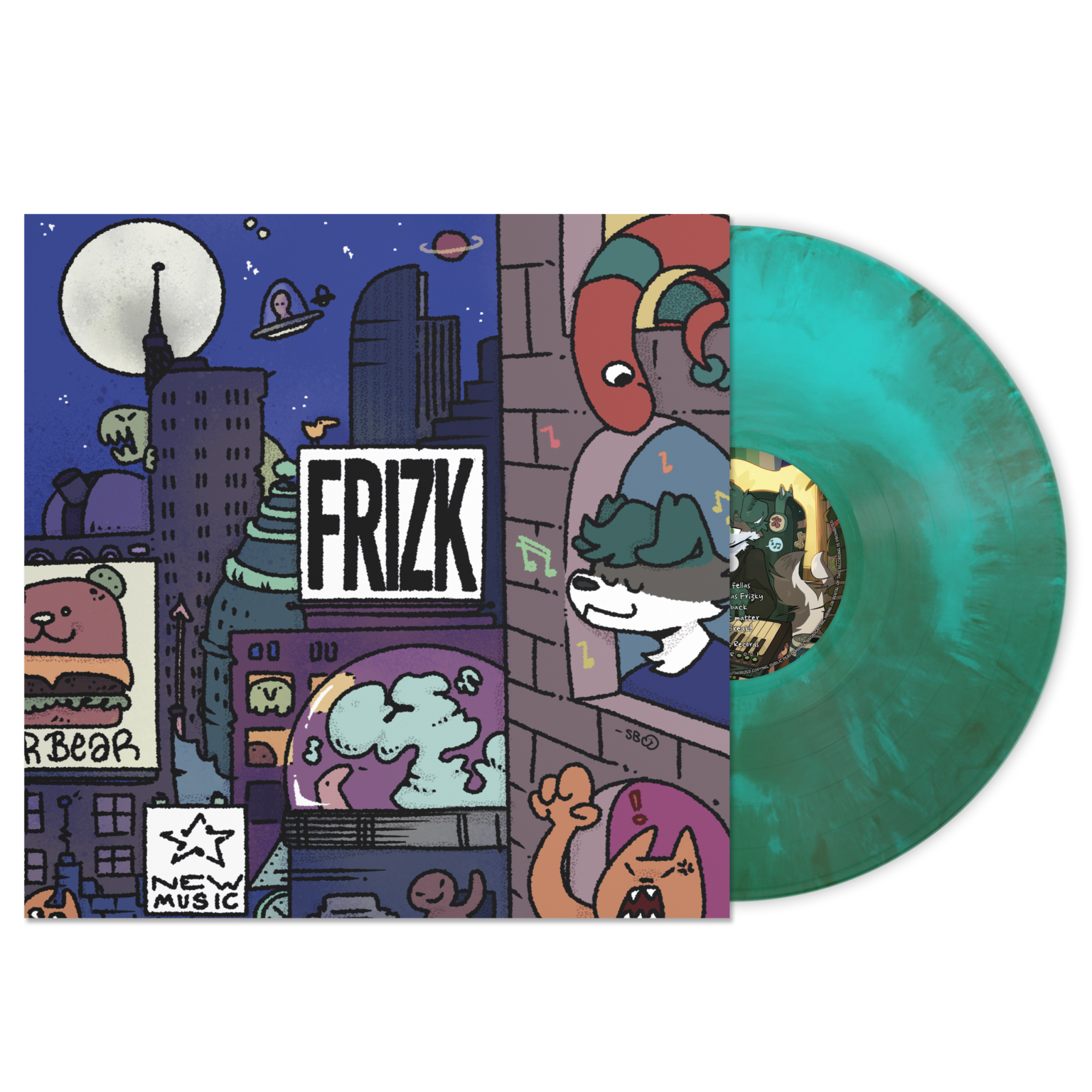 Frizk Vinyl (Official) – Limited 160g Marble LP | Phantoms Records